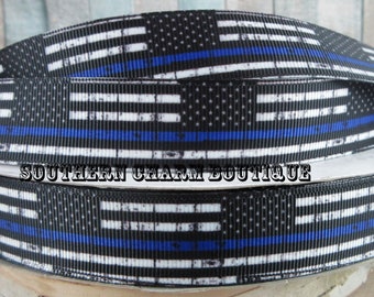 Thin Blue Line Ribbon - Etsy