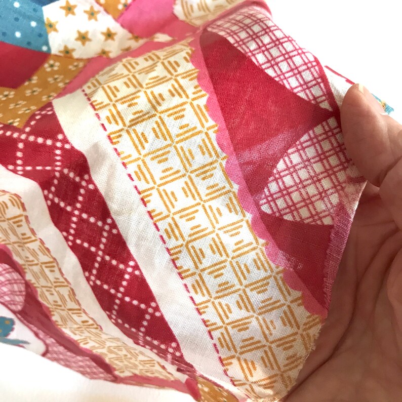 1930s Cheater Cloth by the Yard Patchwork Border Print Fabric | Etsy