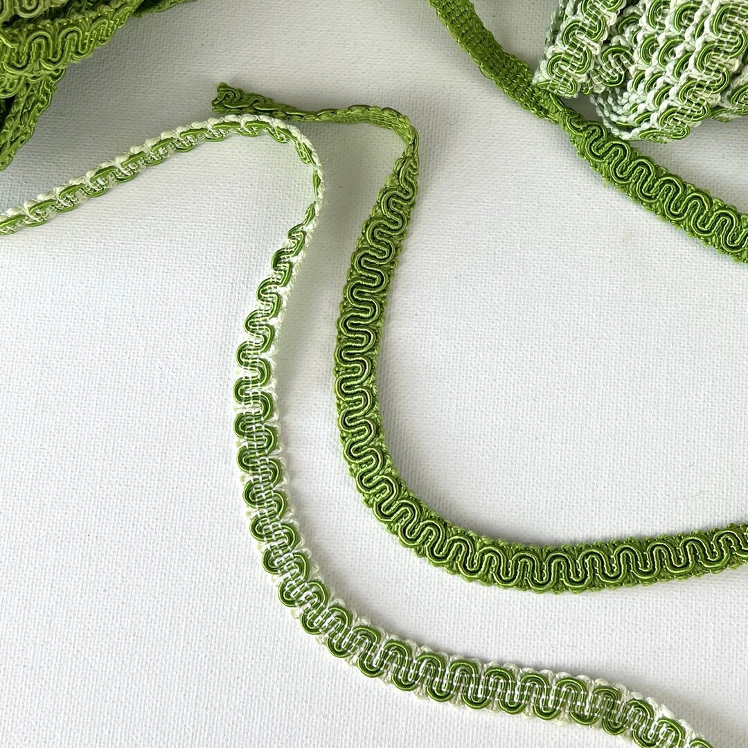 Chartreuse Green Rayon Cotton Gimp Trim 1/2” Inch, 5 Yard Cut #6729 - Etsy