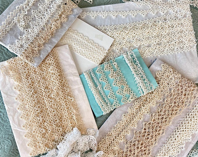 1920s Lace Tatting Trim, Your Choice Tatted Laces, Edging and Insert ...