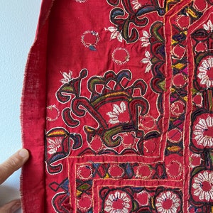 1920s Indian Embroidery, 3 Gujarati Kutch Embroidered Textiles With ...