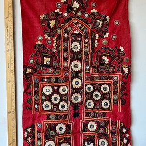 1920s Indian Embroidery, 3 Gujarati Kutch Embroidered Textiles With ...