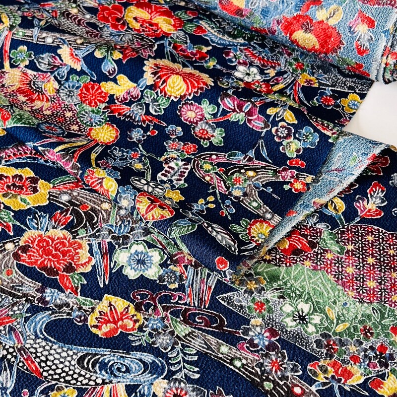 Japanese Chirimen - Etsy