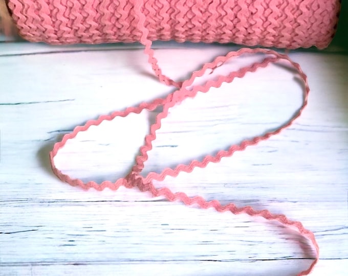5 Yd Pink Rick Rack Trim, Picot Rick Rack, Picot Trim, Pastel Trim ...