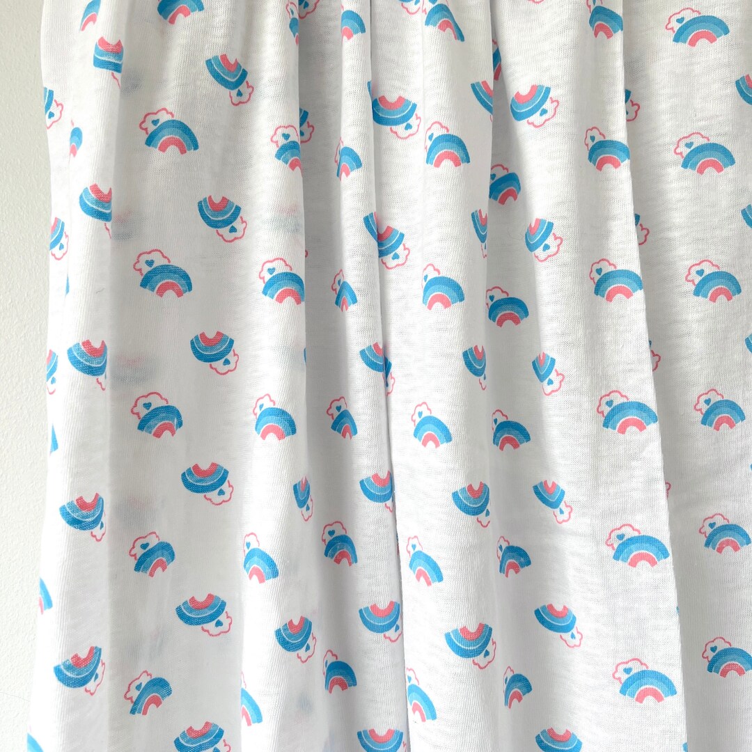 Colorful Pastel Jersey Knit Cotton for Infant Apparel 39" X 58"w #5366 ...