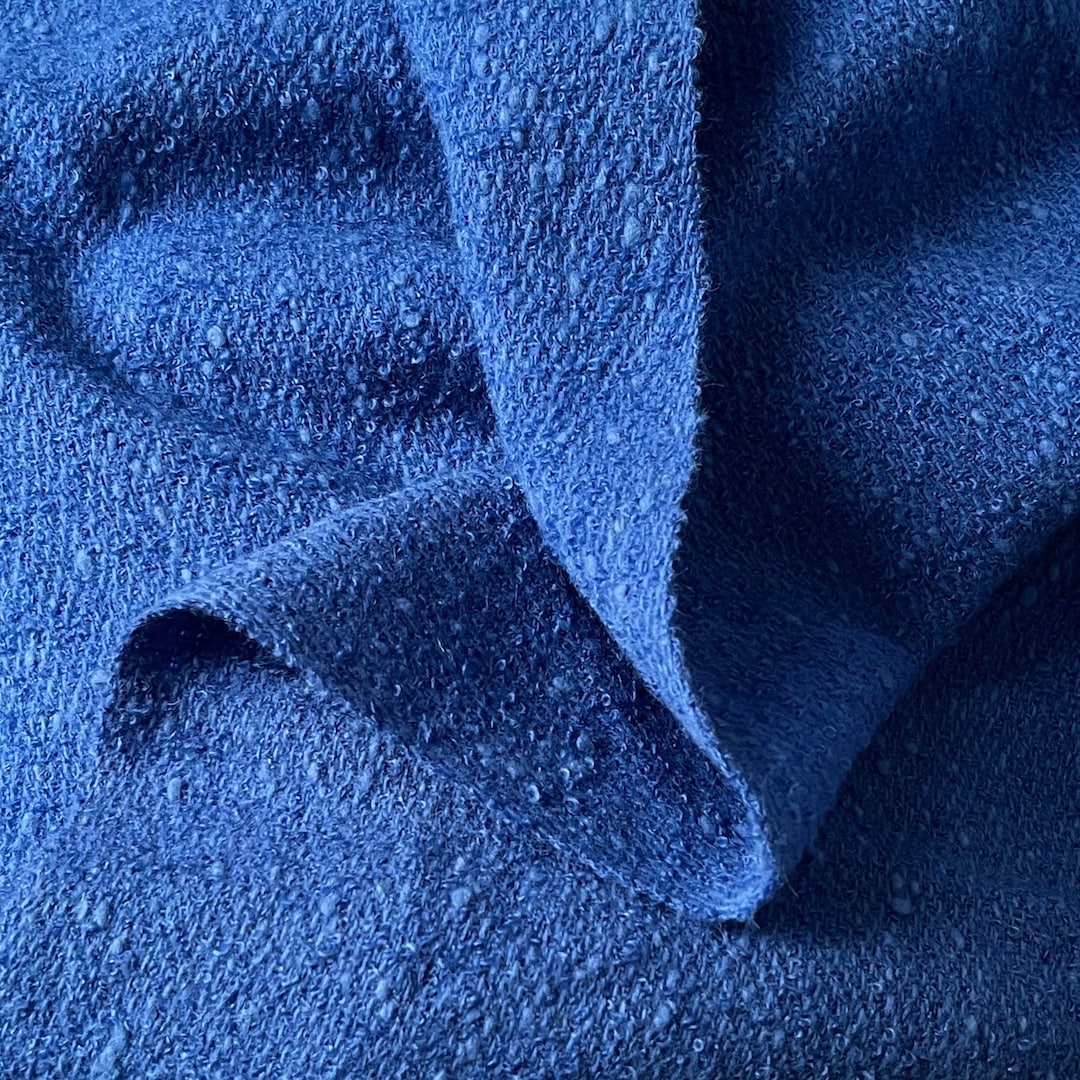 1970s Wool Boucle Fabric, 3 1/2 Yards Signed anglo Fabrics Pure Wool ...