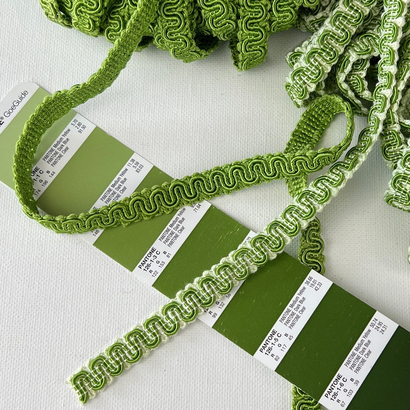 Chartreuse Green Rayon Cotton Gimp Trim 1/2” Inch, 5 Yard Cut #6729 - Etsy