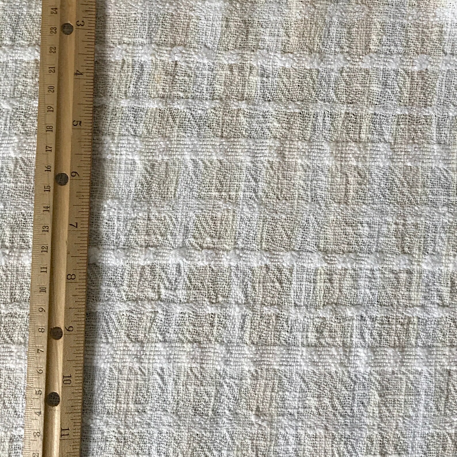 1970s Textured Cotton Upholstery Fabric Nubby Beige Cream - Etsy