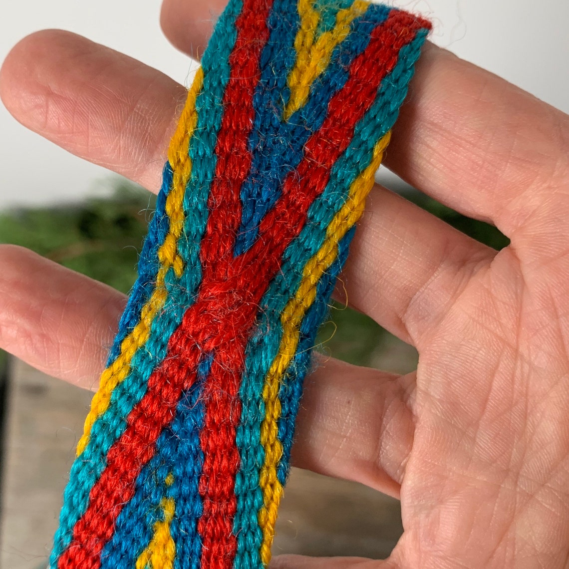 1960s Norwegian Belt 63 Hand Woven Wool Band With Fringe - Etsy
