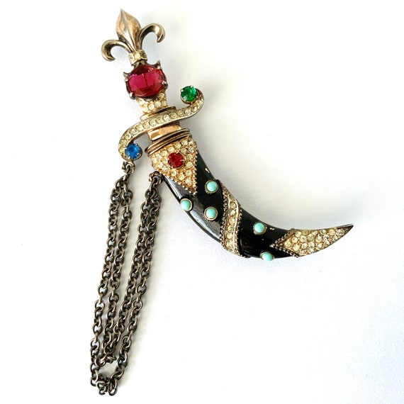 Rare Urie Mandel / Murray Slater Sterling Dagger Chat… - Gem