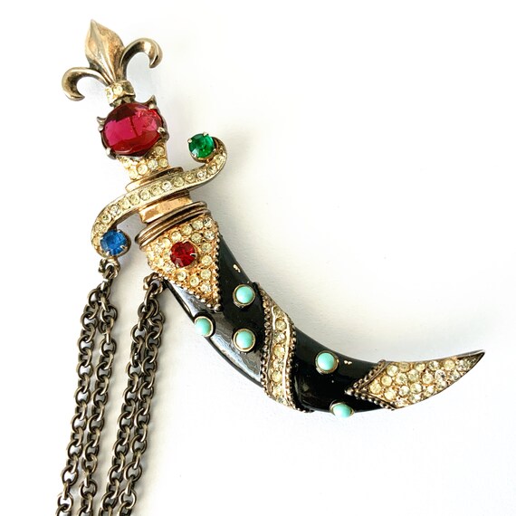 Rare Urie Mandel / Murray Slater Sterling Dagger Chat… - Gem