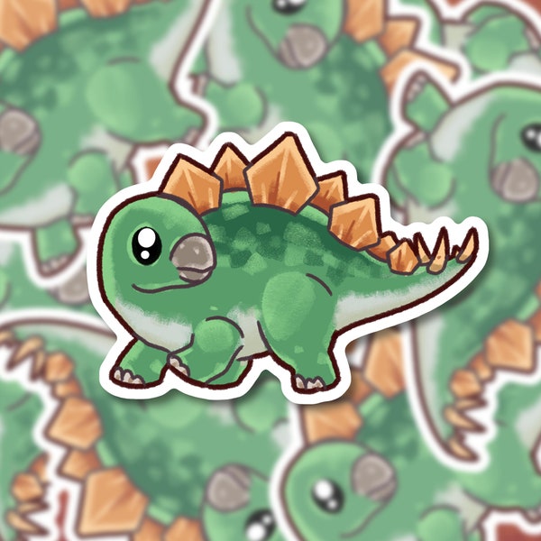Stegosaurus Sticker - Etsy