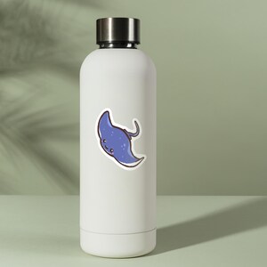 Cute Sting Ray Sticker Adorable Animal Stickers Matte Waterproof Vinyl ...