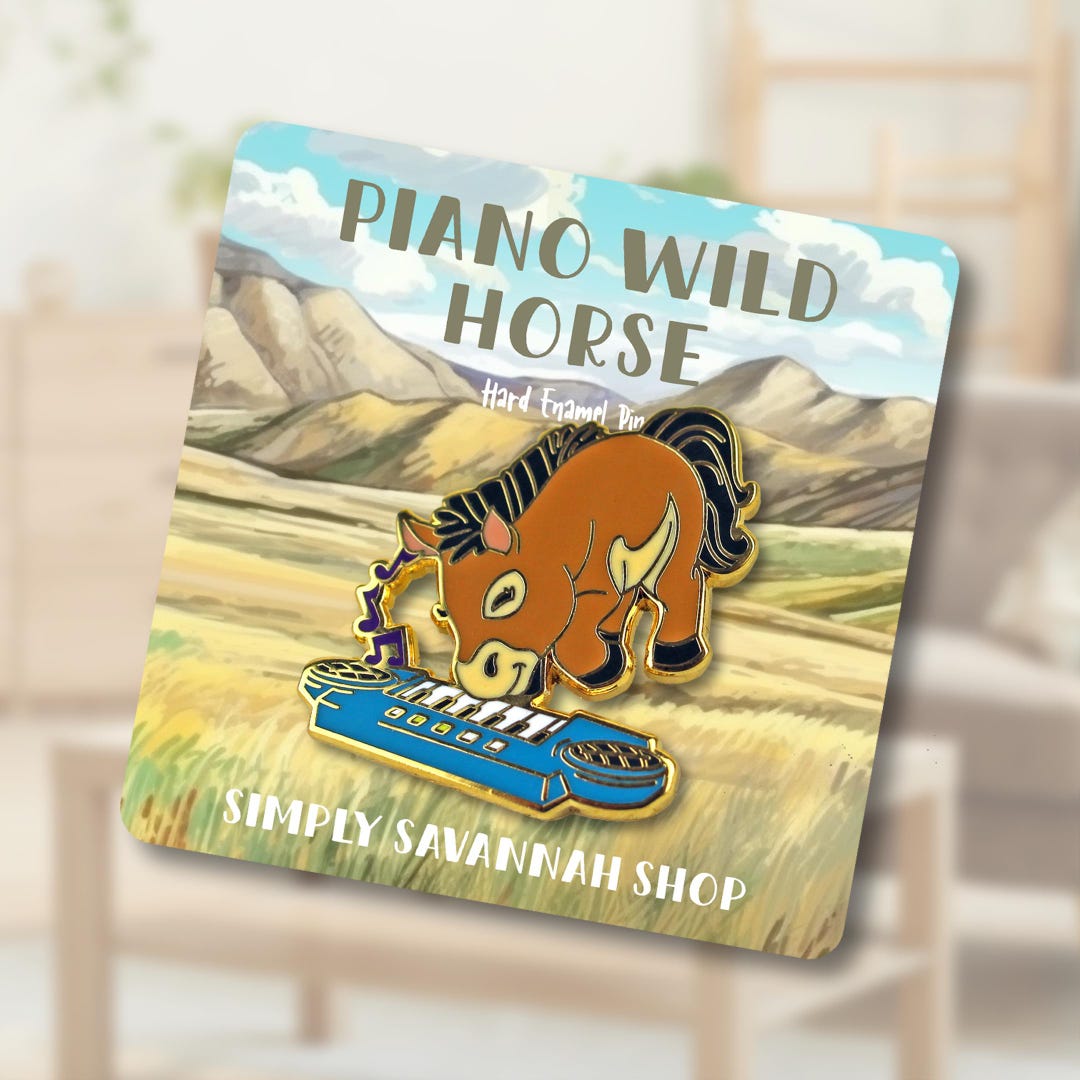 Cute Animal Enamel Pin Adorable Horse Pin Cute Lapel Pin Gift for Her ...