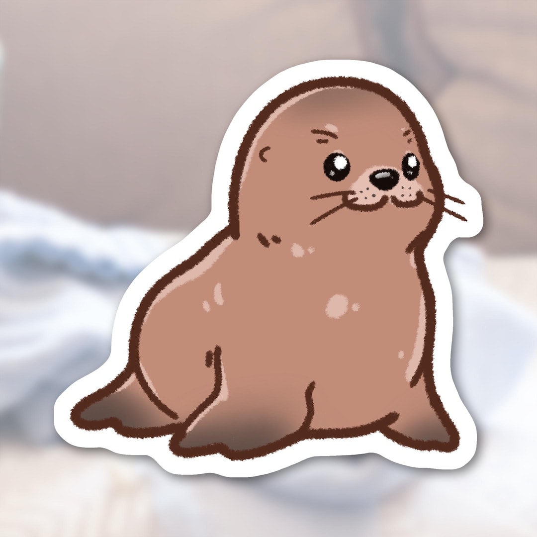 Cute Sea Lion Sticker | Adorable Animal Stickers | Stickers for Kindle ...