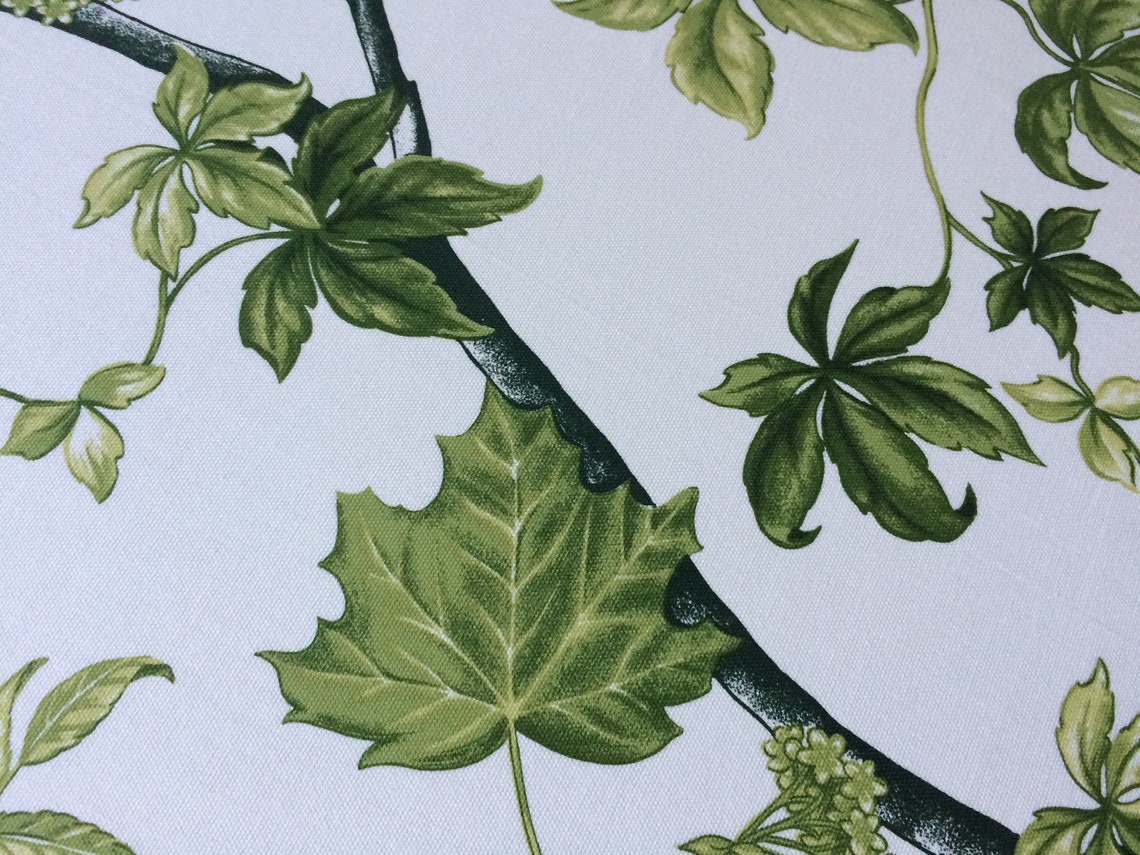 Tablecloth Table Linen Green Leaves & Plants 100% Cotton - Etsy