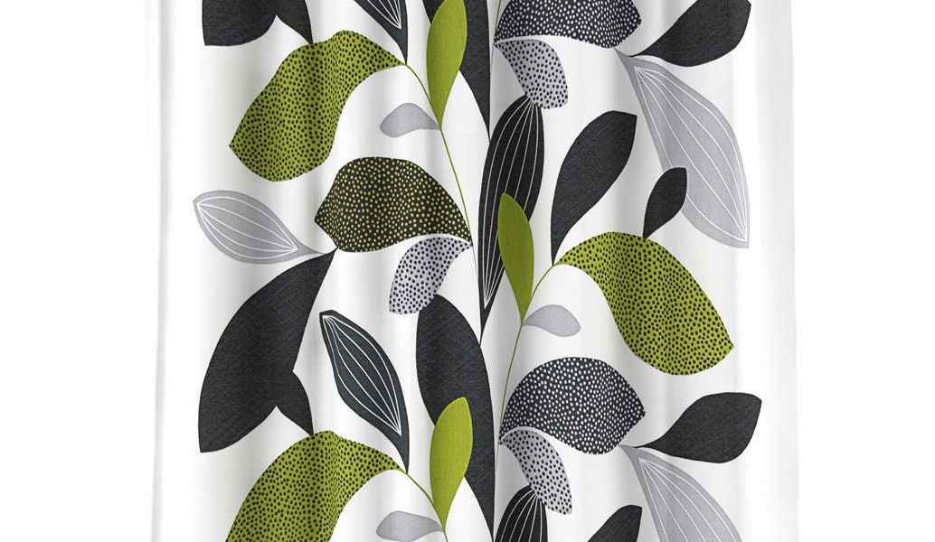 Scandinavian Cotton fabric Kinnamark Fanny Green Cotton | Etsy