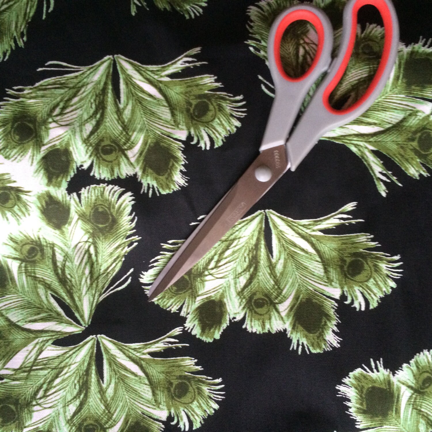 Scandinavian Cotton fabric Scandinavian design Green | Etsy