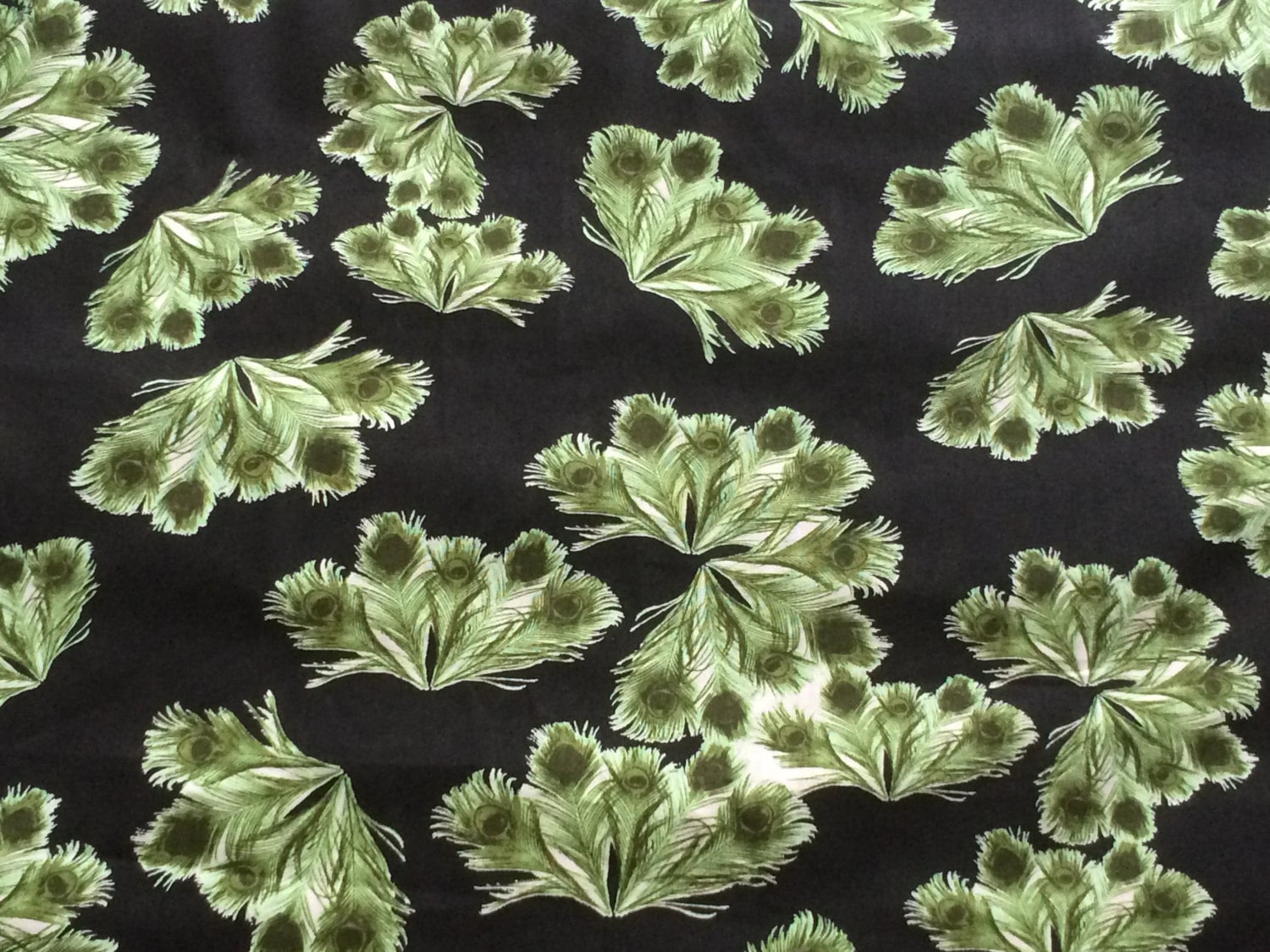 Scandinavian Cotton fabric Scandinavian design Green | Etsy