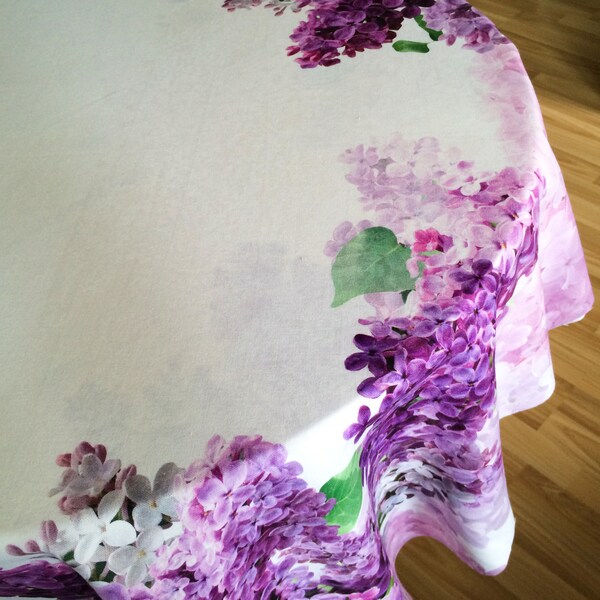 Purple Tablecloth - Etsy