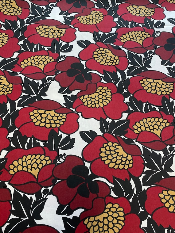 Cotton Fabric / Scandinavian Design / Home Decor Fabric / | Etsy