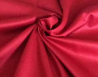 Plain Red Fabric - Etsy