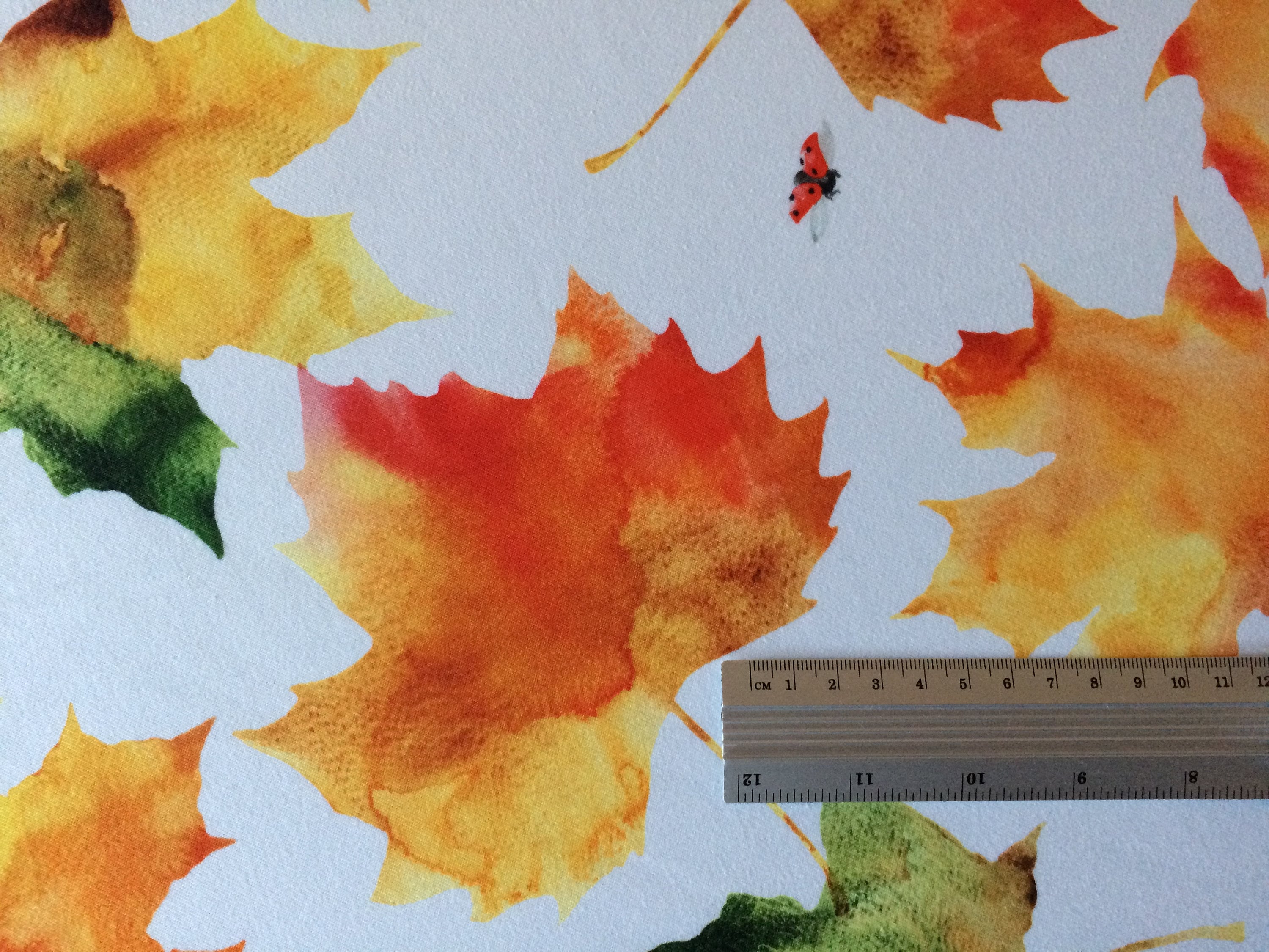 Heavyweight Cotton Sateen Maple Leaves Autumn Leaves - Etsy