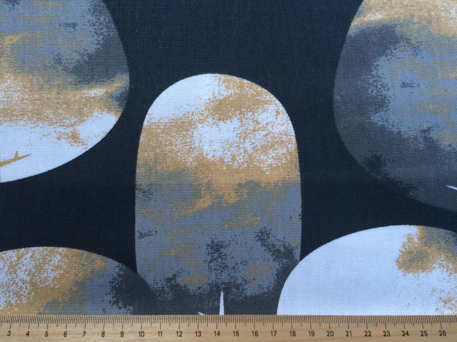 Scandinavian Cotton Fabric Saarni by Filayson Cotton Canvas - Etsy