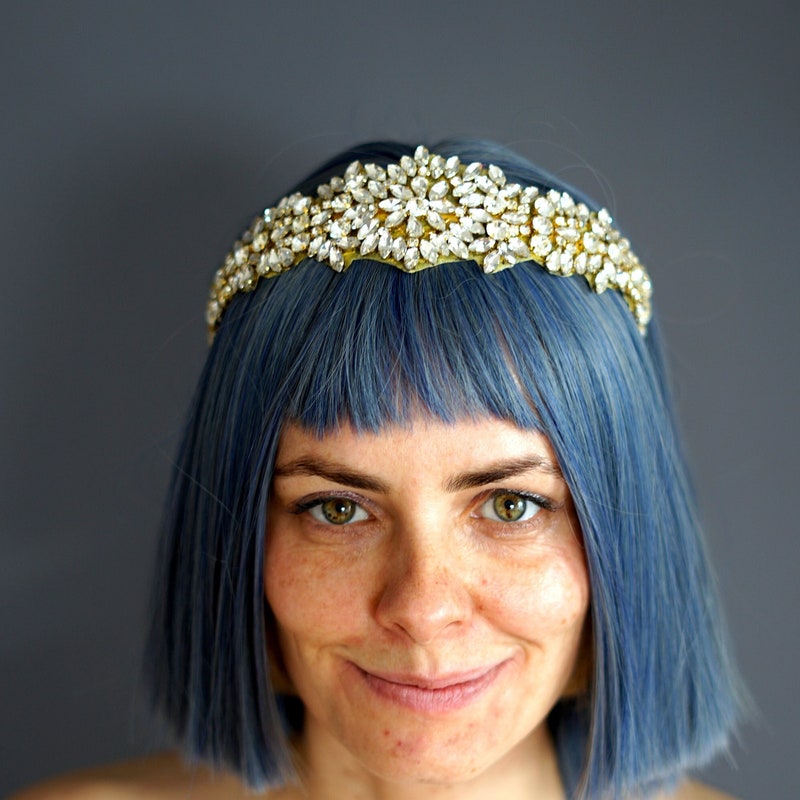 Gold Headpiece - Etsy