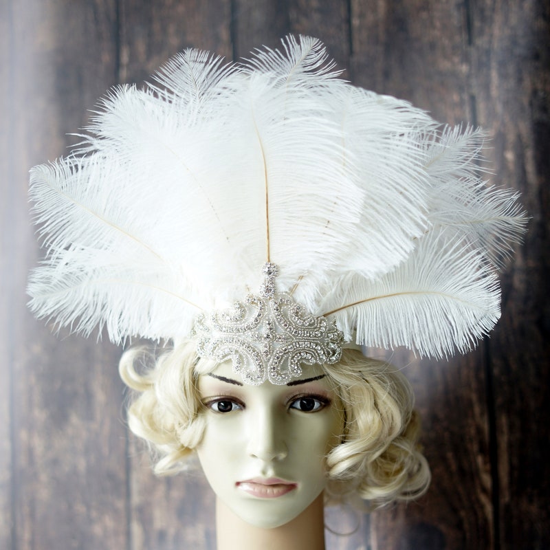 Rhinestone Headdress - Etsy