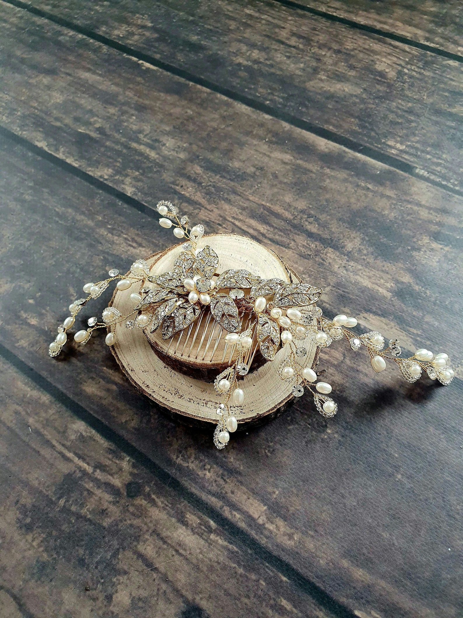 ABBY Bridal Headpiece, Wedding Headpiece, Bridal Hair Comb, Bridal Comb ...