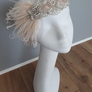 1920's Rhinestone Pearls Flapper Headband, Bridal Head Piece, Flapper ...