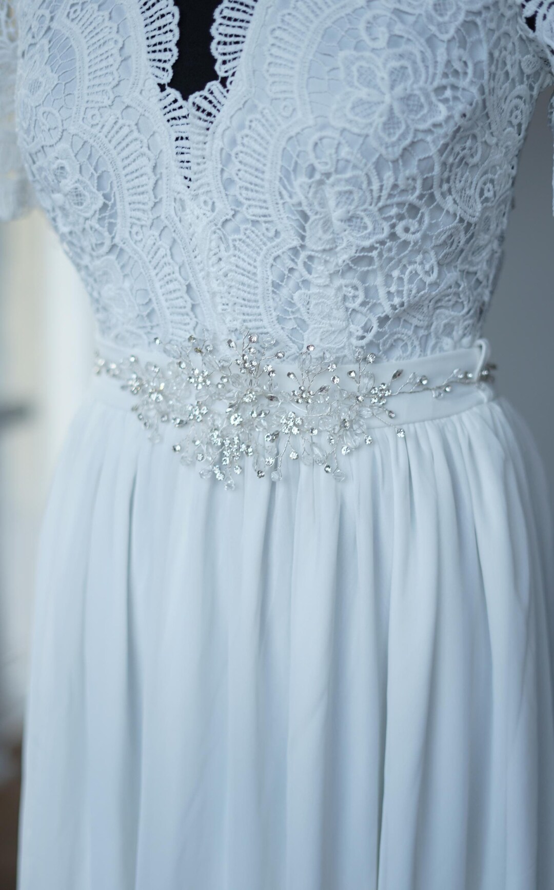 Leaf Bridal Sash Belt, Boho Leaf Wedding Dress Bridal Sash, Floral ...