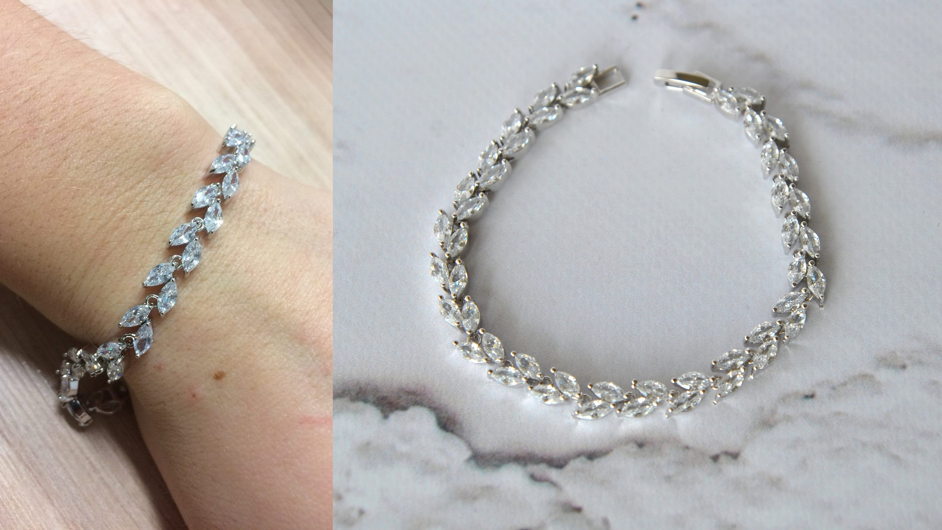 VICTORIA Bridal Cuff, Wedding Cuff, Bridesmaids Cuff, Bridesmaids ...