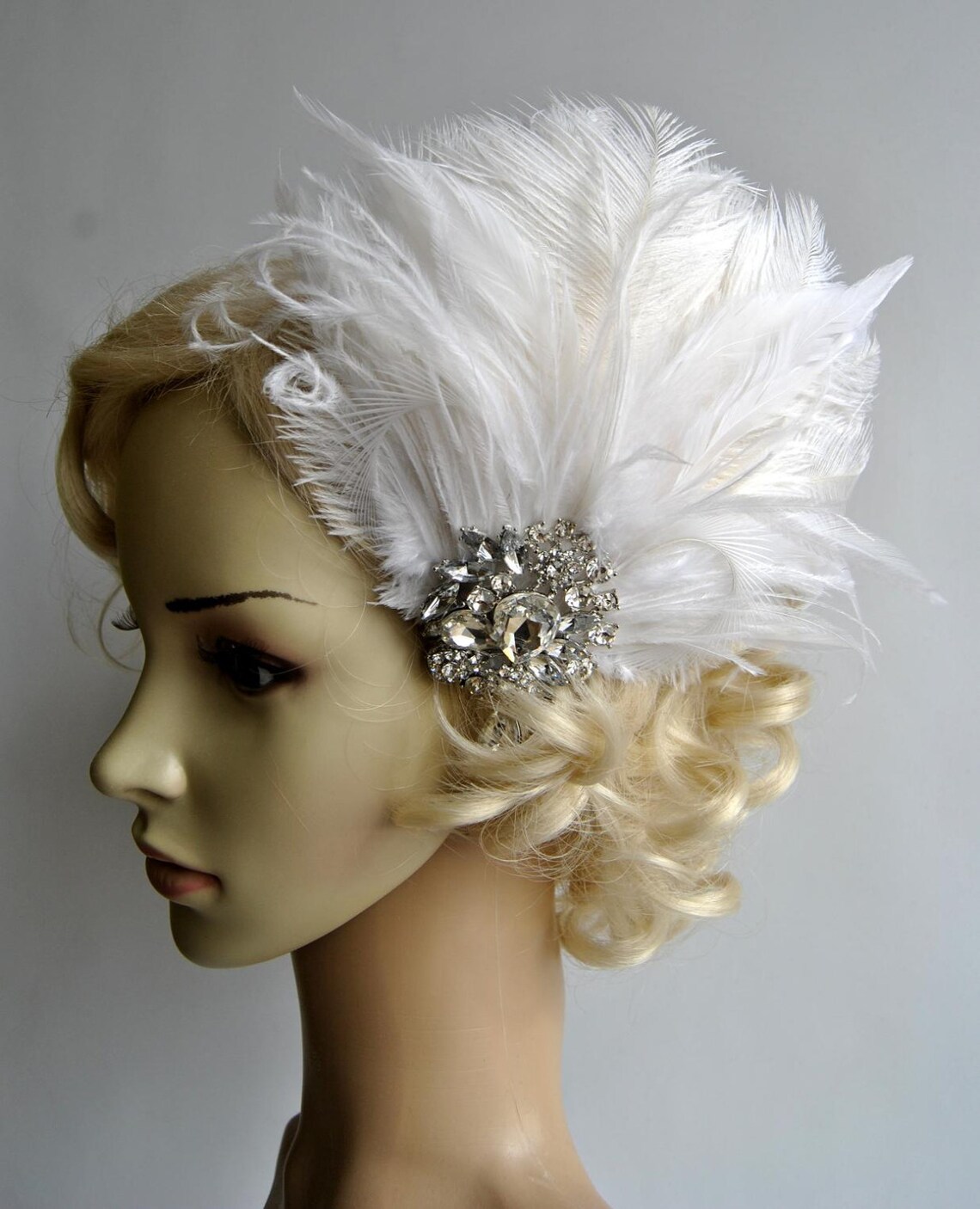 Rhinestone Flapper headpiece1920's flapper Headpiece The | Etsy