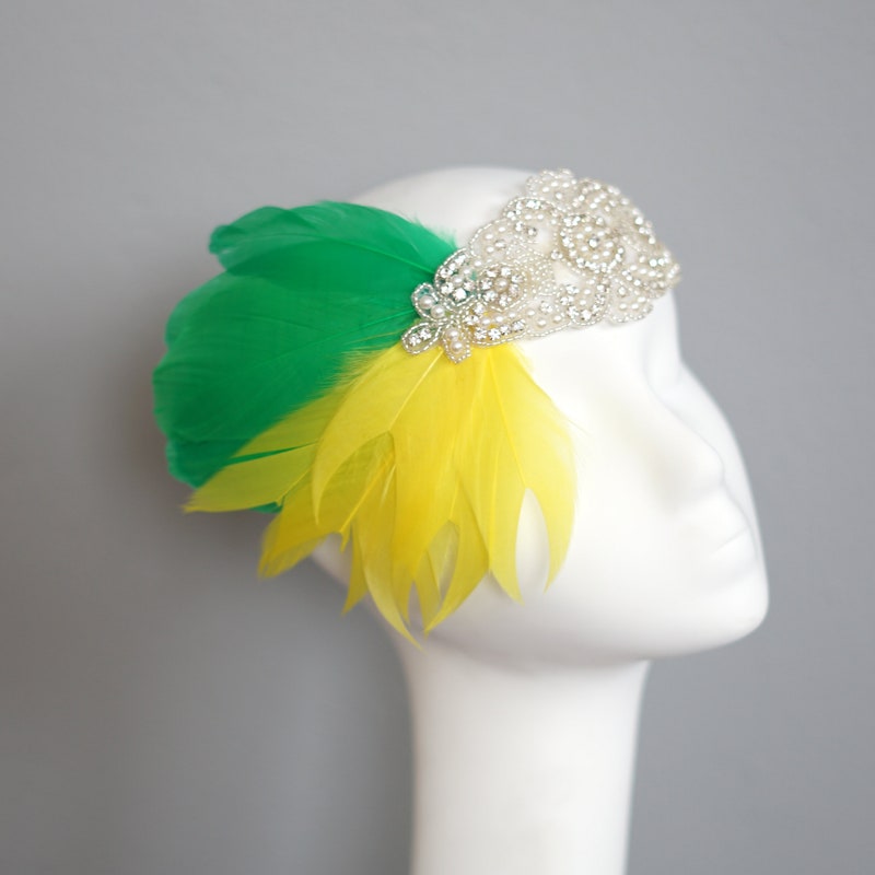 Green Headpiece - Etsy