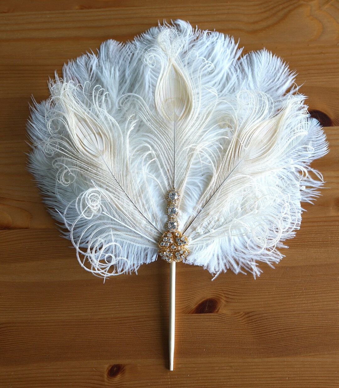 Feather Cake Topper, Gatsby 1920s Wedding Cake Topper, White Balck ...
