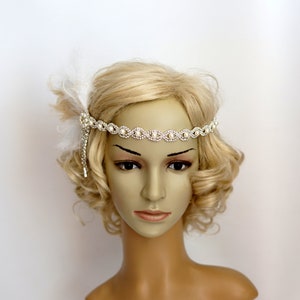 Pearl Flapper Headpiece Headbnad, Great Gatsby Bridal 1920s Headpiece ...