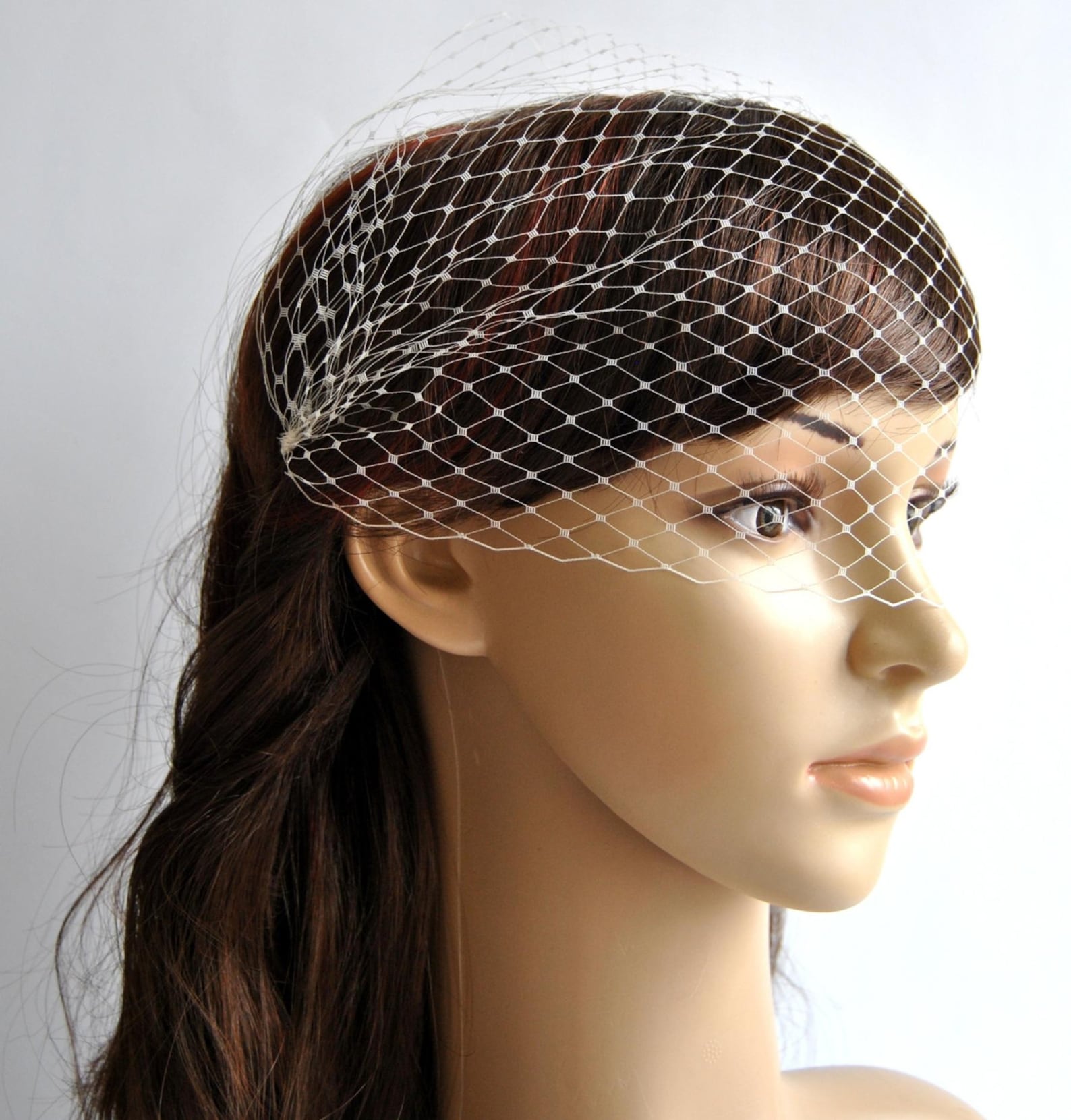 Bandeau Veil Birdcage Veil Wedding Veil Bridal Veil - Etsy
