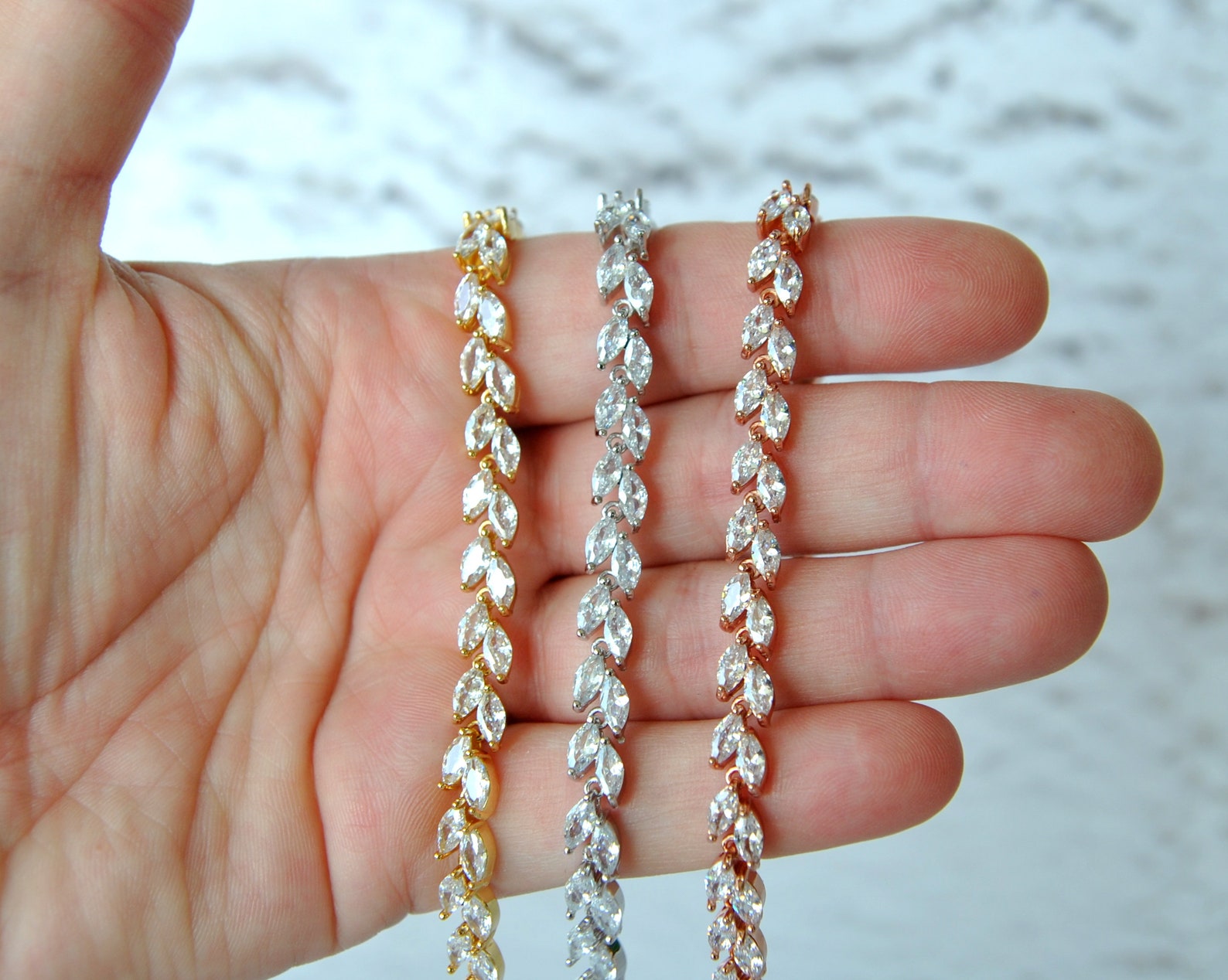 VICTORIA Bridal Cuff, Wedding Cuff, Bridesmaids Cuff, Bridesmaids ...