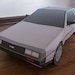 DMC Delorean Stock Model DIY 3D Papercraft Car Templates, Papercraft ...