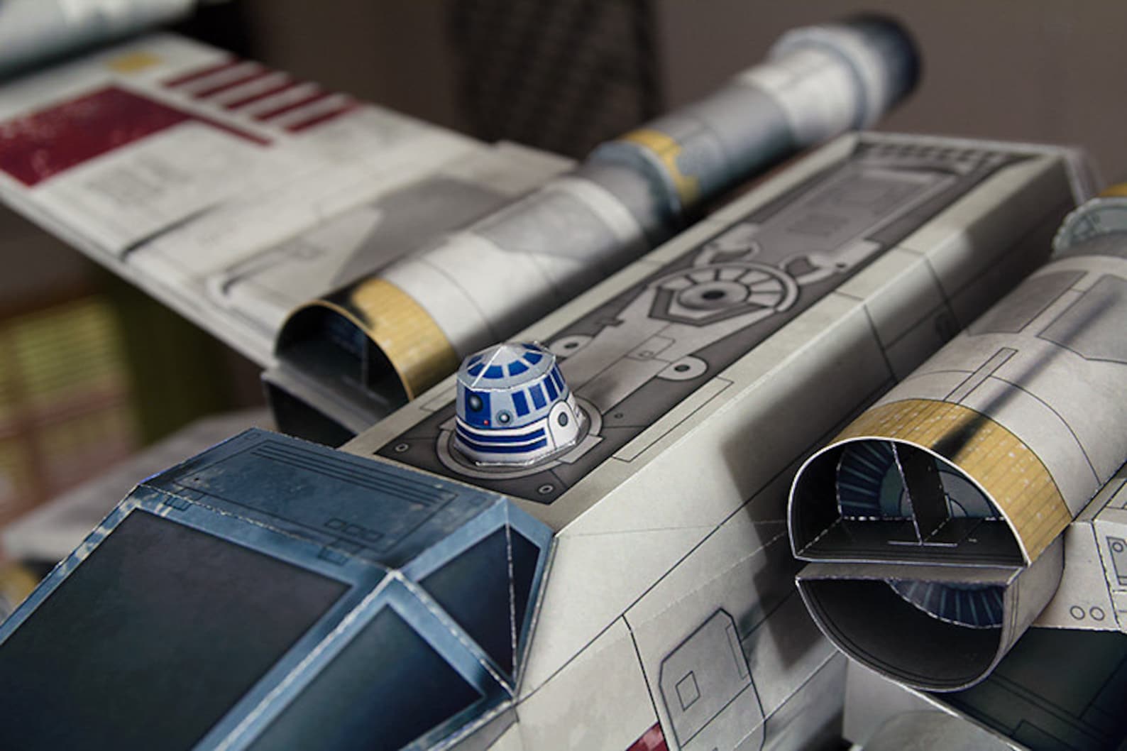 Star Wars X-wing Inspired Starfighter-x DIY 3D Papercraft Templates ...