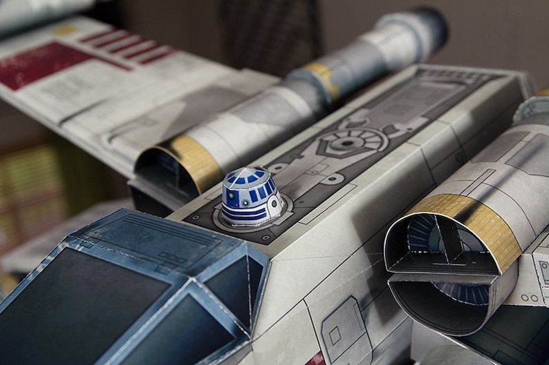 Star Wars X-wing Inspired Starfighter-x DIY 3D Papercraft Templates ...
