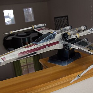 Star Wars X-wing Inspired Starfighter-x DIY 3D Papercraft Templates ...