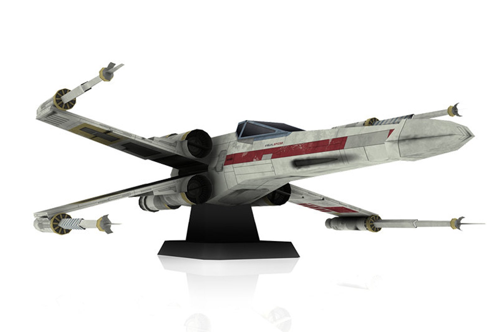 Star Wars X-wing Inspired Starfighter-x DIY 3D Papercraft Templates ...