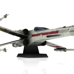 Star Wars X-wing Inspired Starfighter-x DIY 3D Papercraft Templates ...