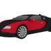 Bugatti Veyron DIY 3D Papercraft Supercar Templates, Papercraft Model ...
