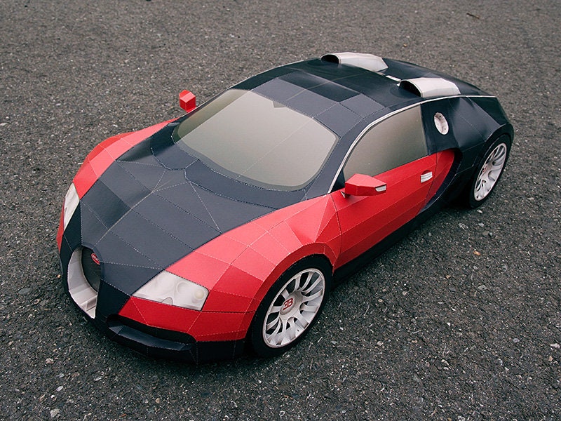 Of Paper Bugatti Template