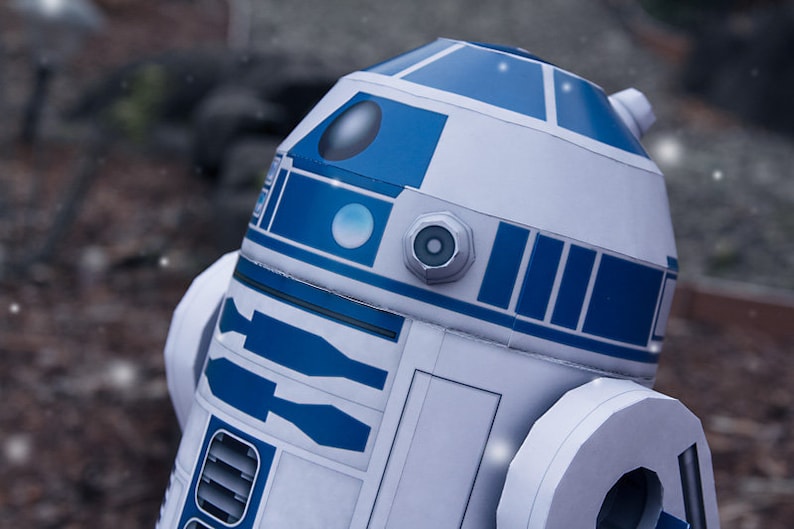 Star Wars R2-D2 Inspired DIY 3D Papercraft Templates - Etsy
