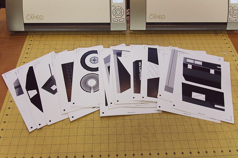 Back to the Future Delorean Time Machine DIY 3D Papercraft | Etsy